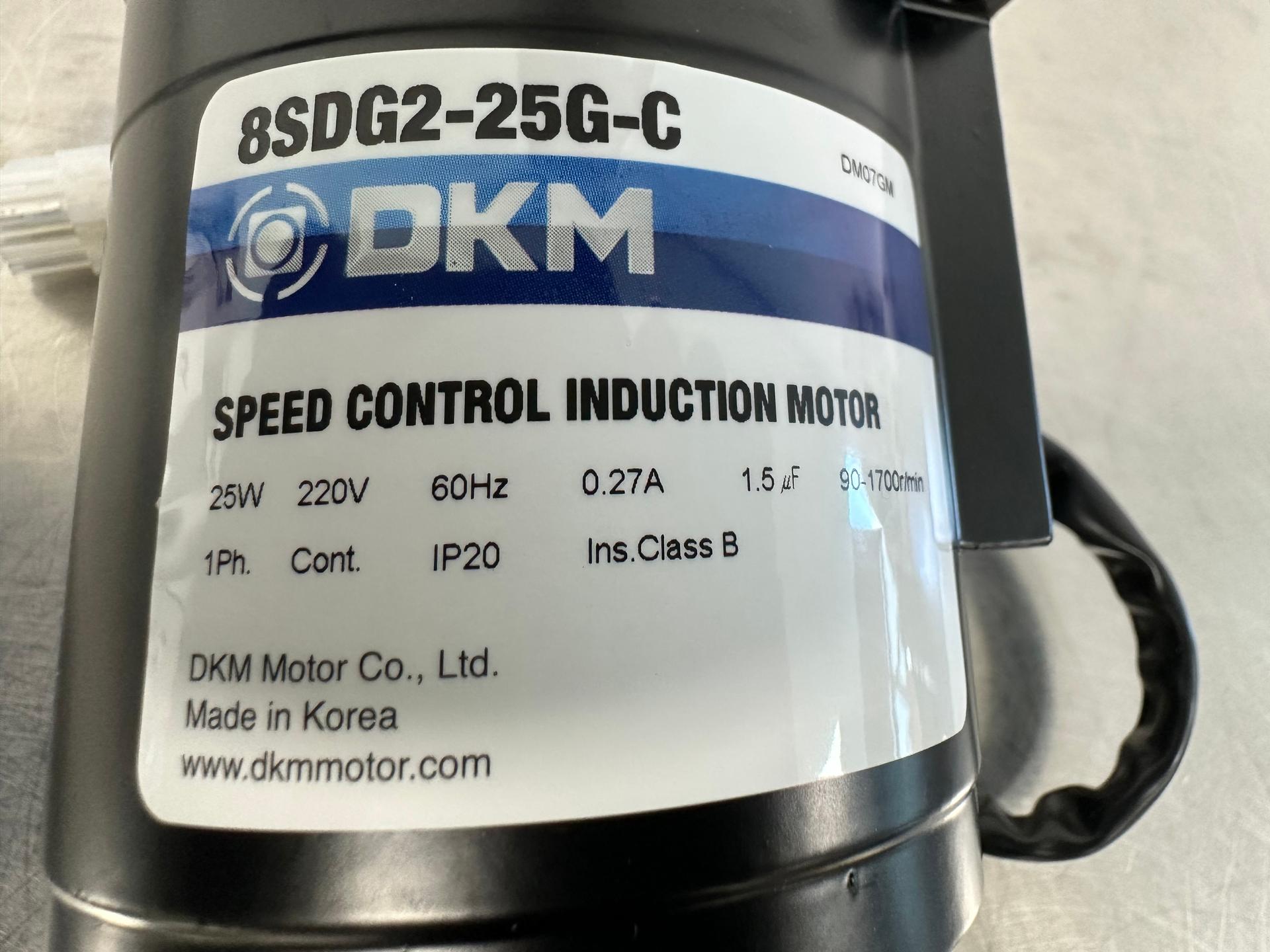 8SDGE-25G-C / Induction Motor / DKM MOTOR