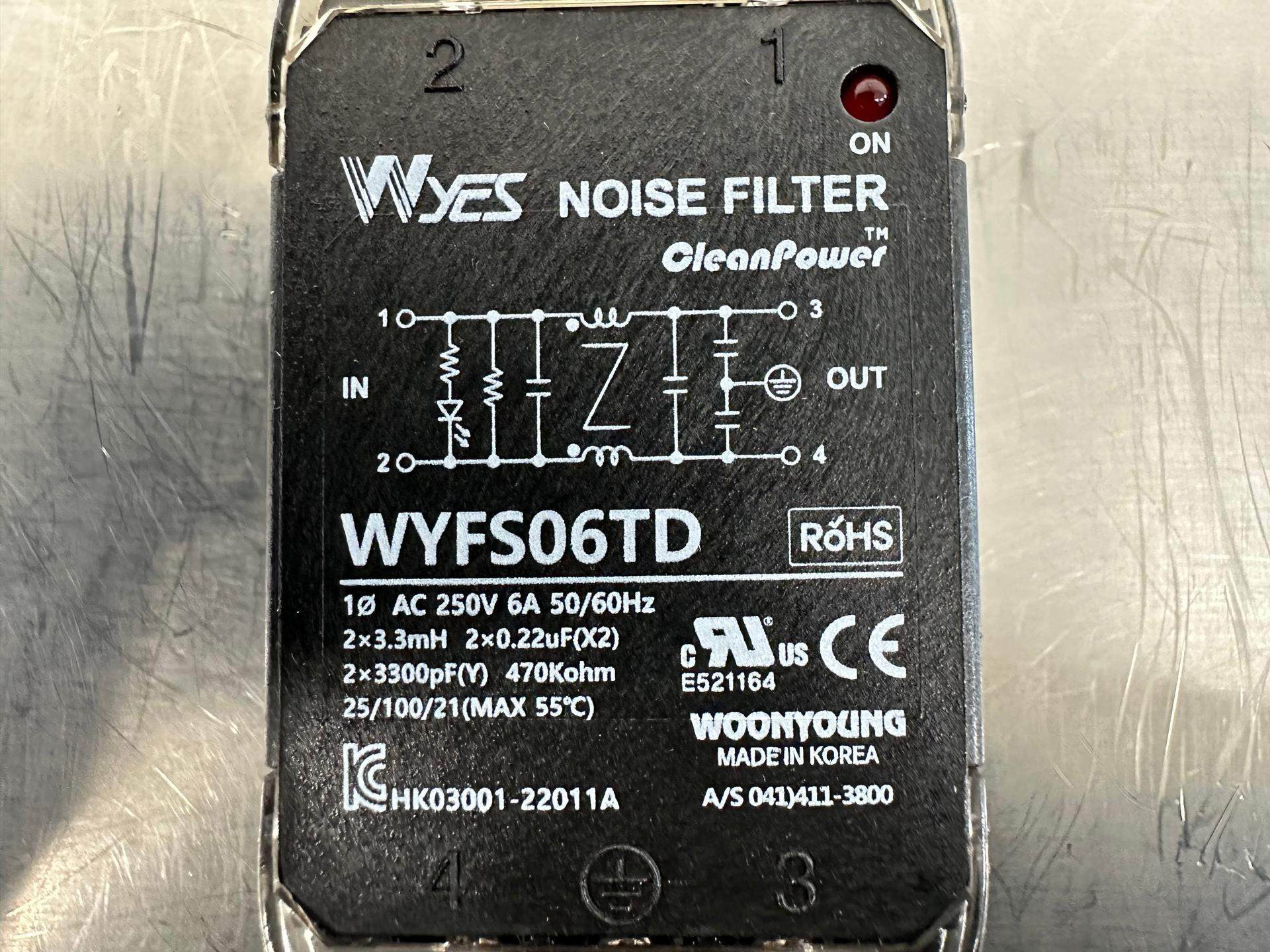 WYF-S06TD / Noise Filter / WOONYOUNG