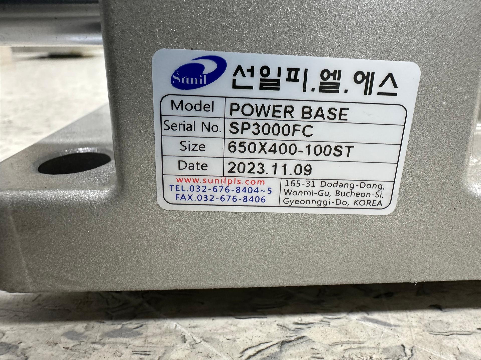 SP3000FC-650*400-100ST / Power Base / SUNIL P.L.S