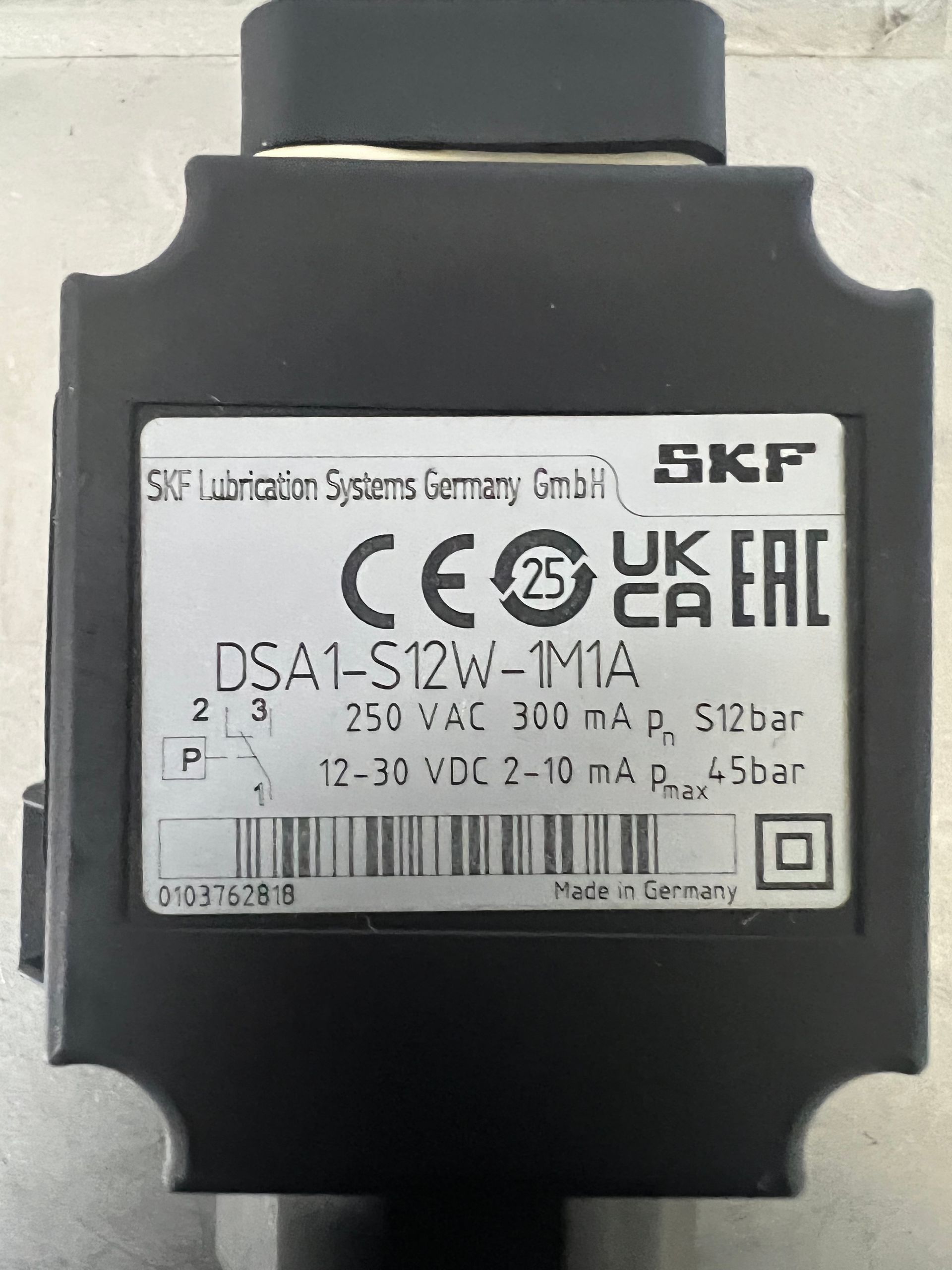 DSA1-S12W-1M1A(DS-W12-4) / Pressure Switch / SKF KOREA