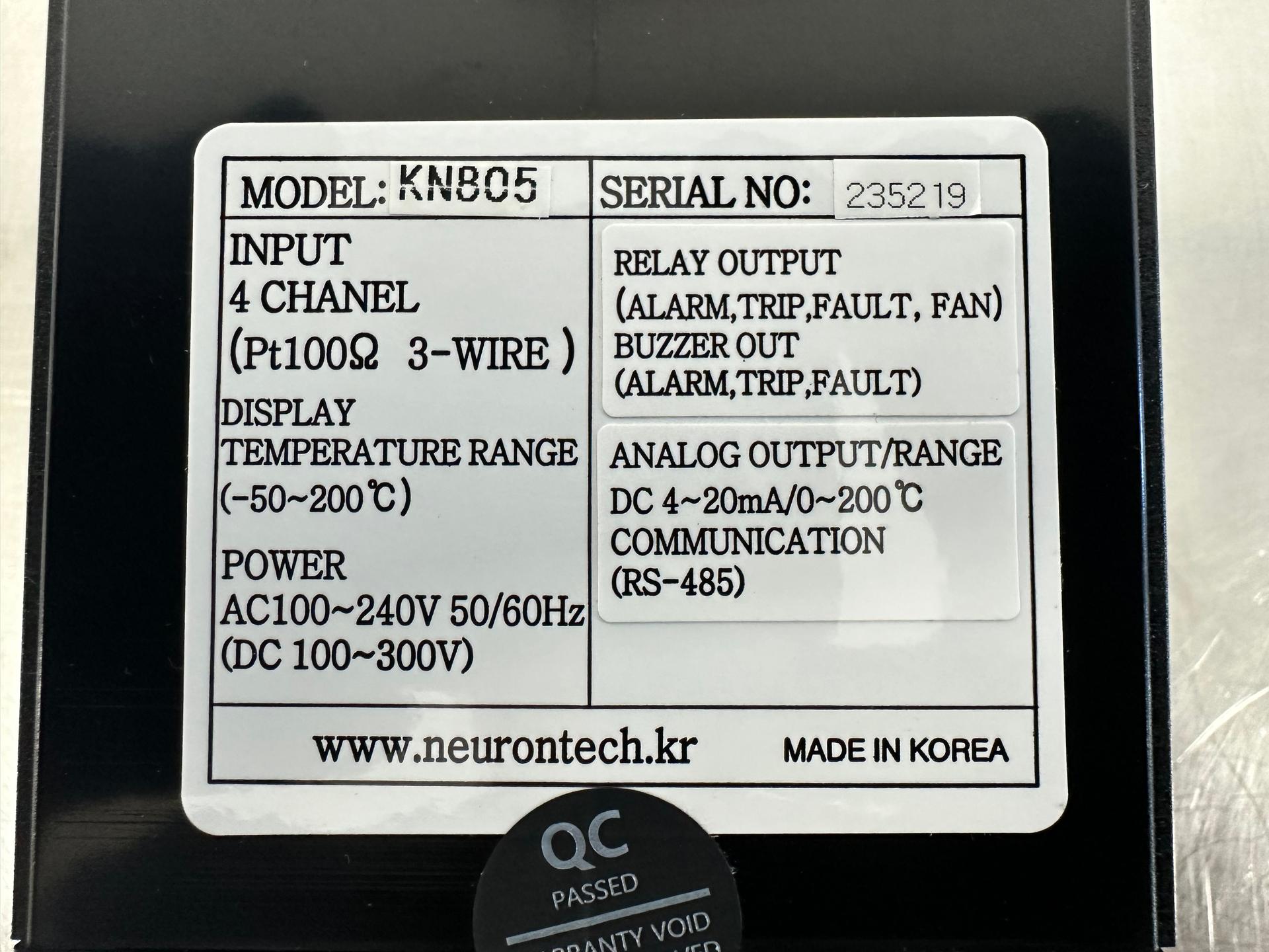KN805-P / Temperature Controller / NEURON TECH